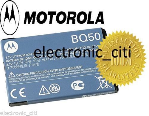 100% ORIGINAL MOTOROLA BQ50 BATTERY FOR MOTO EM330, VE240, W175, W230a ...