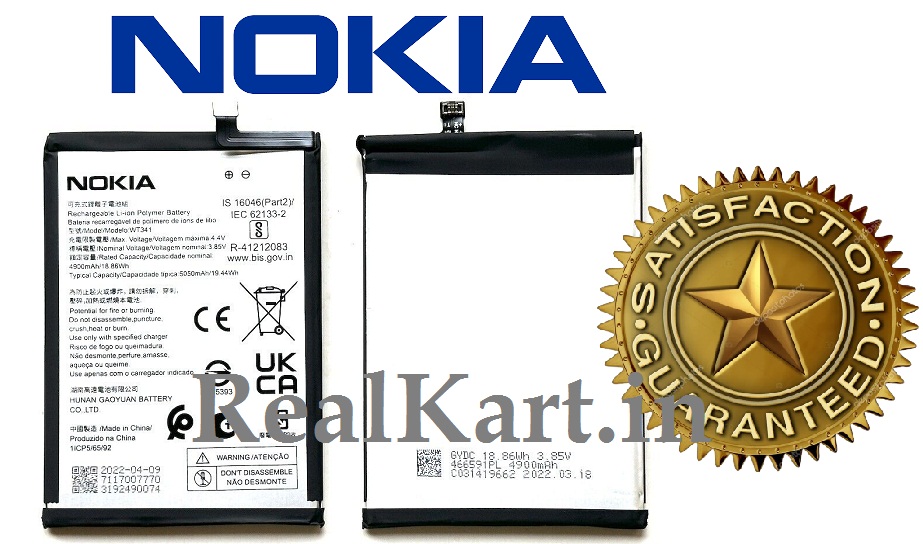Original Nokia G21 / G11 Battery WT341 - 5050mAh - Realkart.in