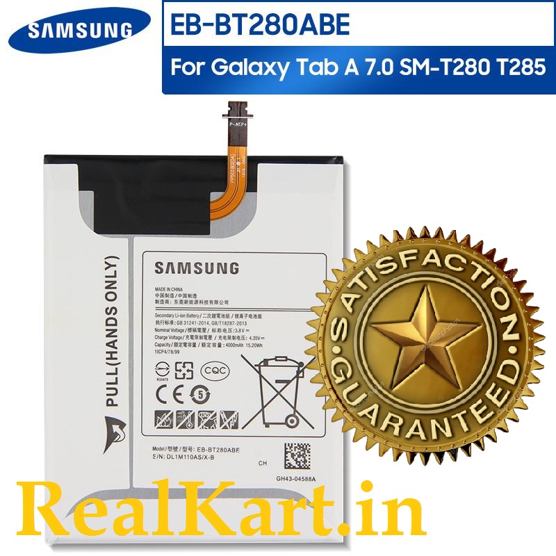 Original Samsung Galaxy Tab A 7.0 (SM-T280, SM-T285) Battery EB ...