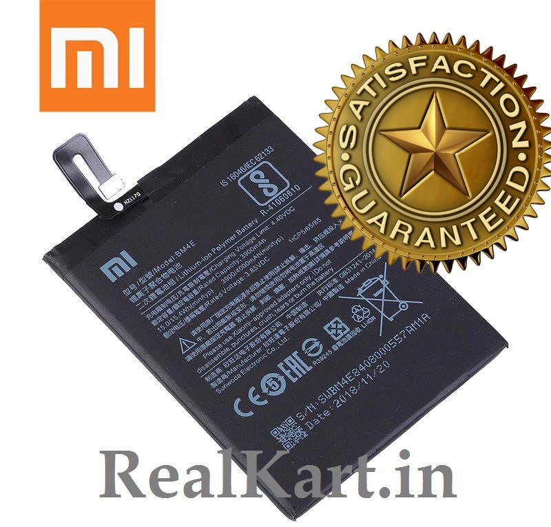 Original Mi POCO F1 Battery BM4E - 4000mAh - Realkart.in
