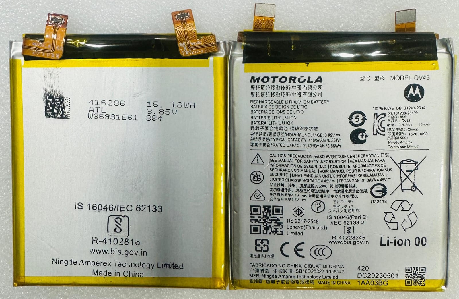 100% Original Brand New Moto Edge 50 Neo Mobile Motorola QV43 4310mAh ...