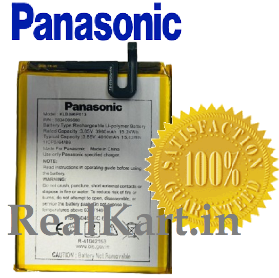 Original Panasonic Eluga Ray 610 Mobile Battery (KLB396P413) - 4010mAh ...