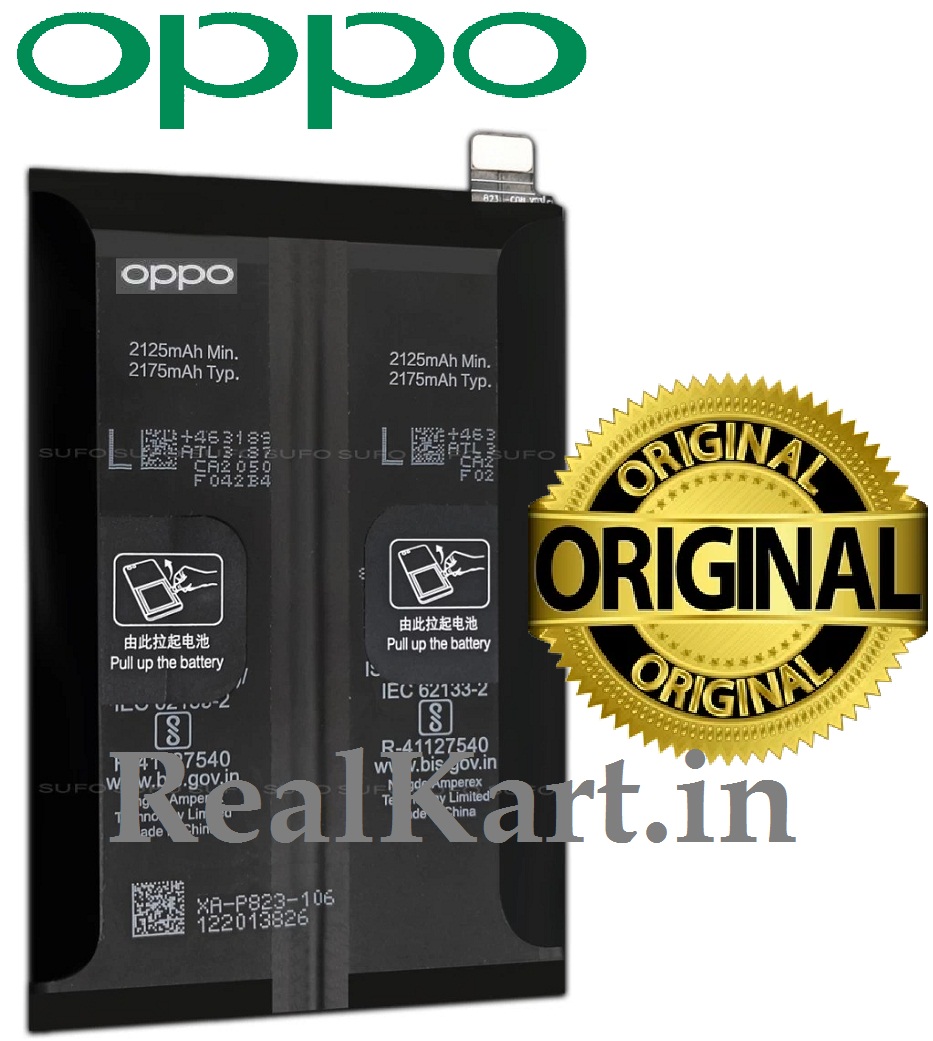Original Oppo BLP823 Battery For Reno5 Pro 5G (PDSM00, PDST00, CPH2201 ...