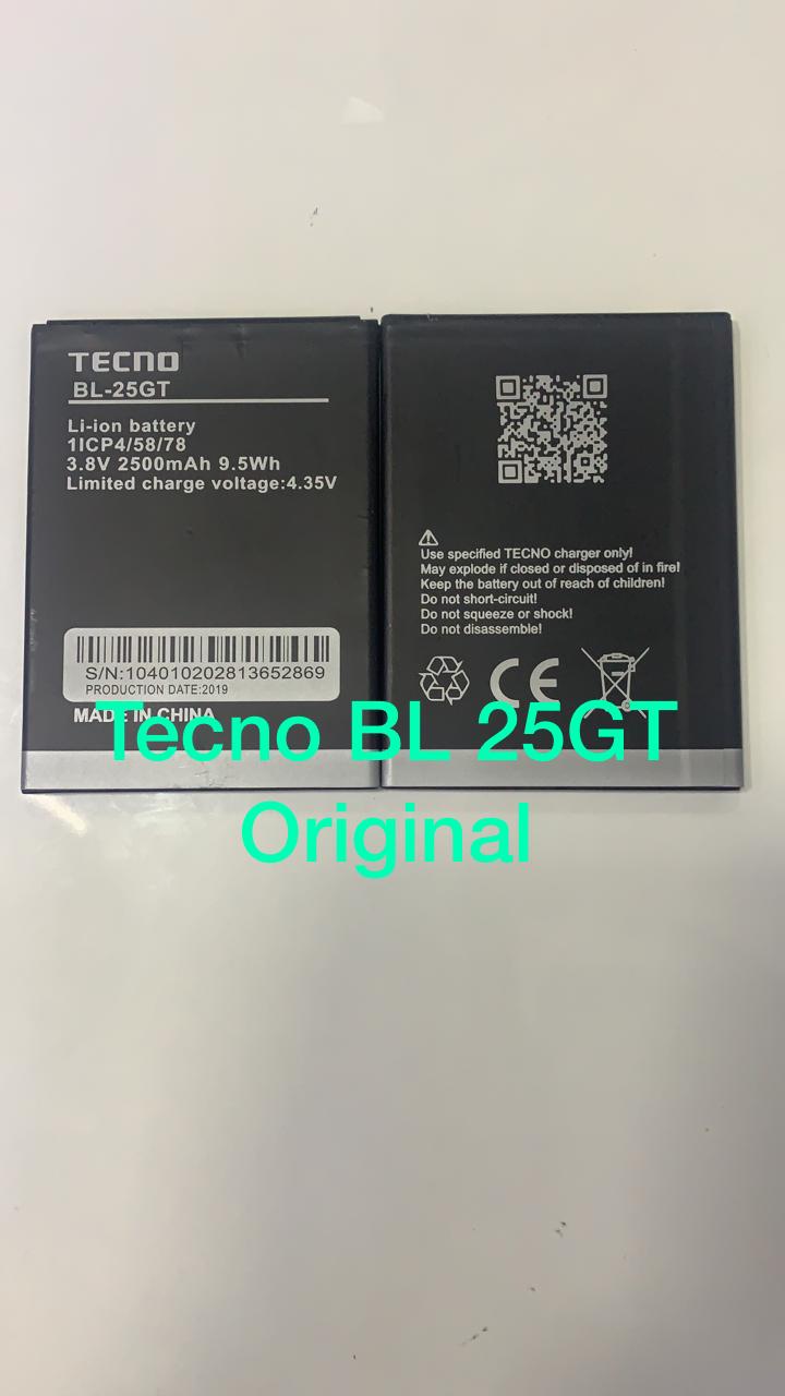 Tecno BL-25GT Battery with 2500 mAh - Realkart.in