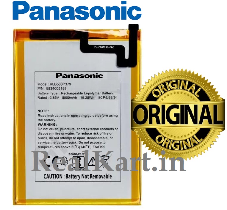 Original Panasonic KLB500P379 Battery For Panasonic Eluga Ray 700 ...