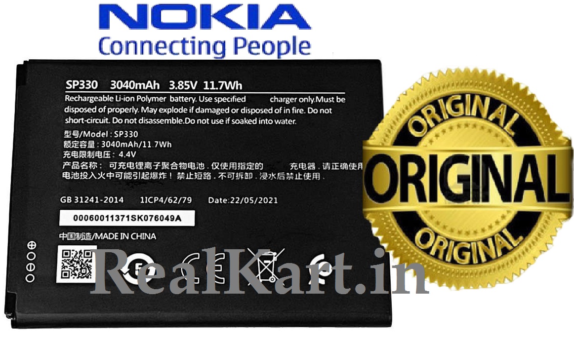 Original Nokia SP330 Battery For Nokia C3 (TA-1258) Mobile - 3040mAh ...