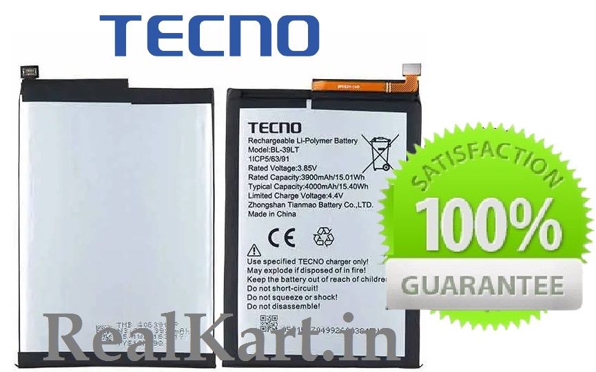 Original Tecno Camon 12 / Camon 12 Air / Spark 4 / Spark 4 Lite / Spark ...