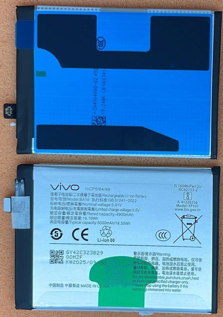 100% Original Brand New Vivo BA19 5000mAh 3.91v Battery 6 months ...