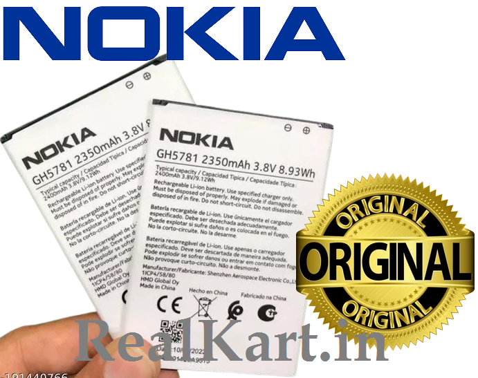 Original Nokia C2 2nd Edition Battery GH5781 - 2400mAh - Realkart.in